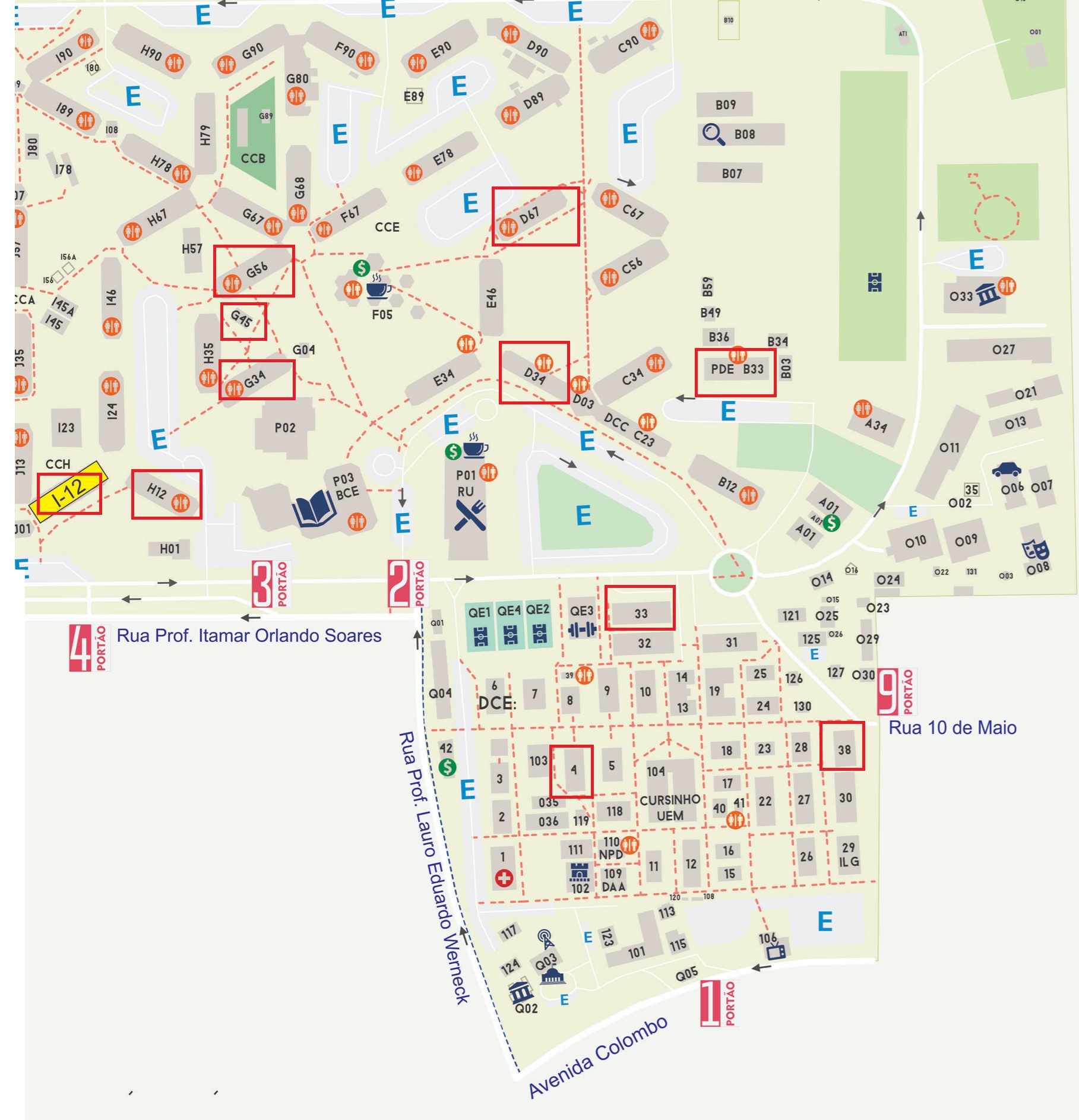 Mapa da UEM :: XI Congresso Internacional de História PPH/UEM 2025